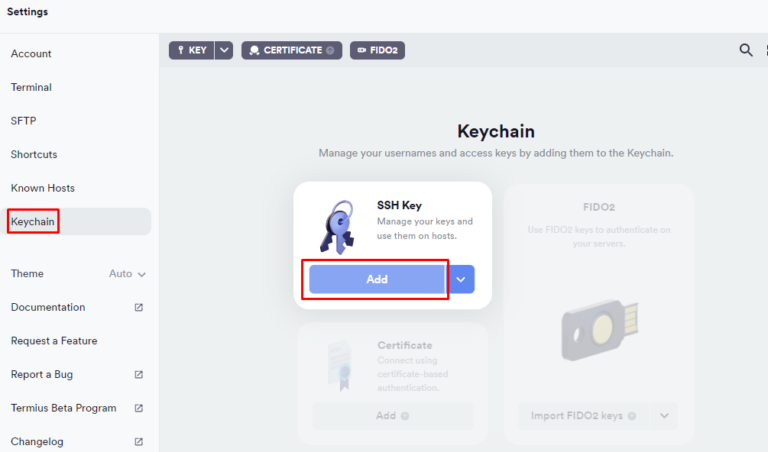 Connect via SSH with Termius - Cloudpepper