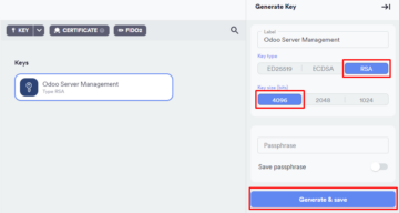 Generate and install an SSH key with Termius - Cloudpepper
